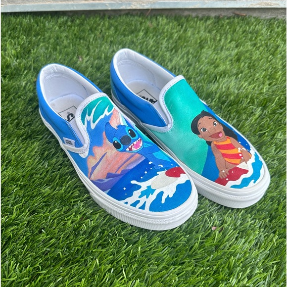 Vans | Shoes | Disney Stitch Vans | Poshmark